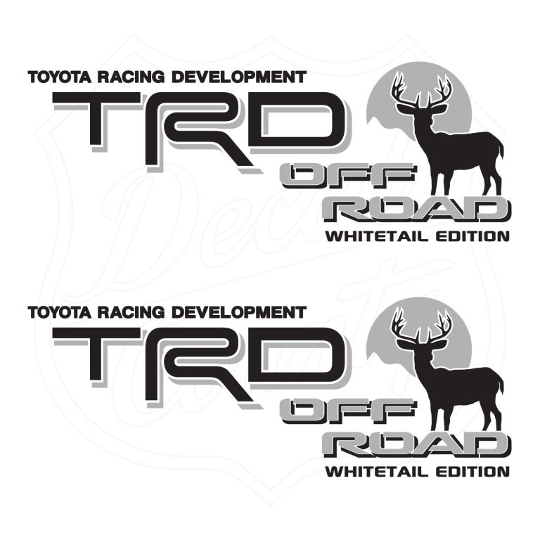 Toyota TRD Off Road Whitetail Edition decals - Decal County